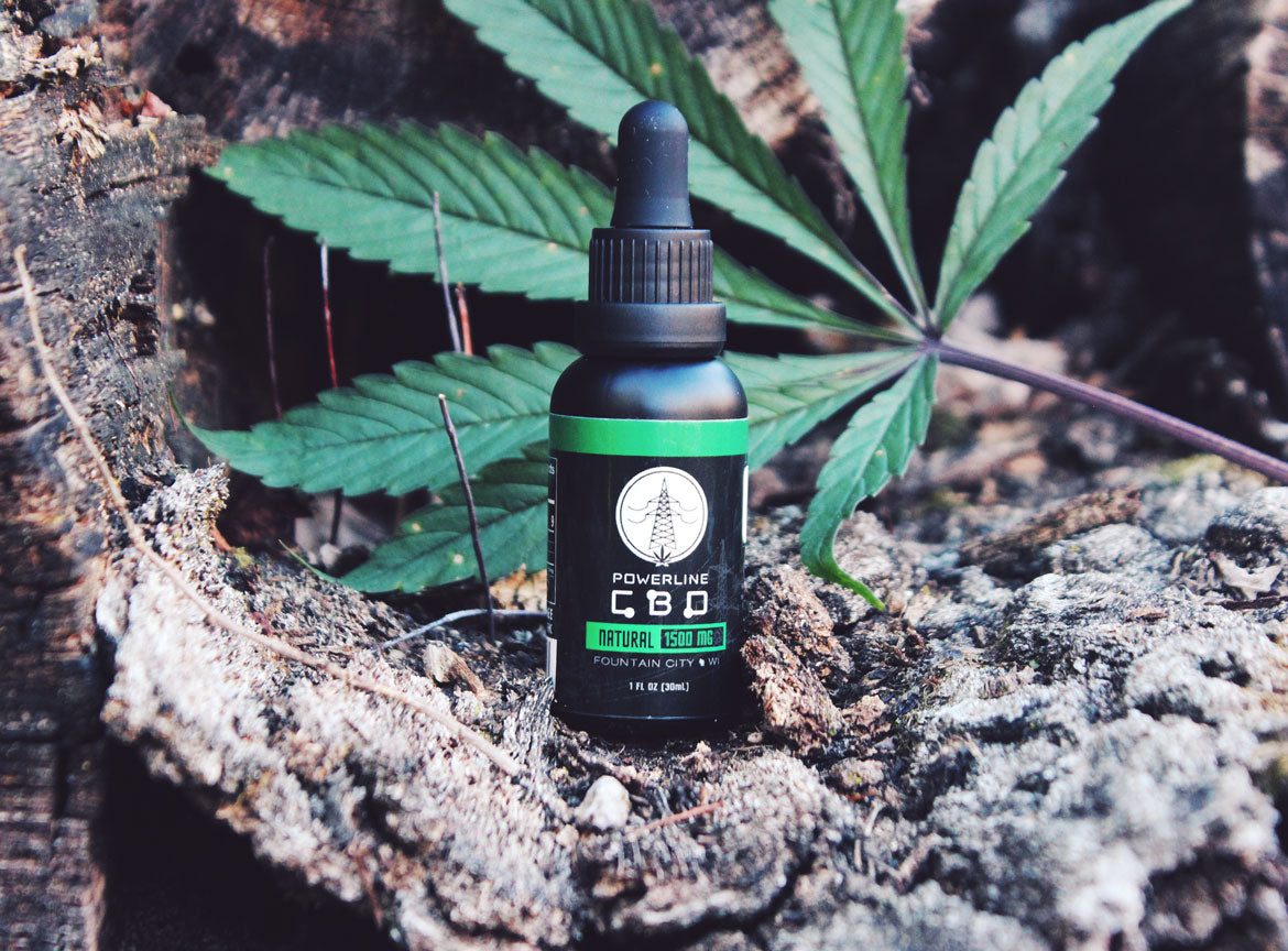 POWERLINE NATURAL - Full Spectrum CBD Tincture – Powerline CBD